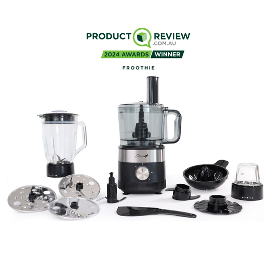 Optimum 8 Cup Food Processor - 7 Attachment Set – Froothie New Zealand
